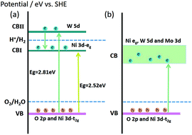 Enhanced photocatalytic oxygen evolution over Mo-doped Ca2NiWO6 ...