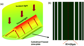 Graphene nanoribbon based plasmonic Fresnel zone plate lenses - RSC ...