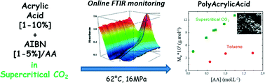 Application of online infrared spectroscopy to study the kinetics of ...