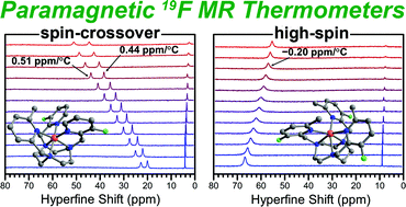 Spin-crossover and high-spin iron(ii) complexes as chemical shift 19F ...