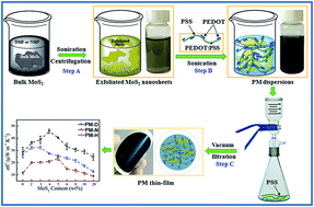 Use of organic solvent-assisted exfoliated MoS2 for optimizing the ...
