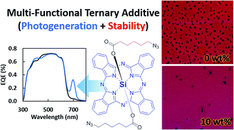 Multifunctional ternary additive in bulk heterojunction OPV: increased ...