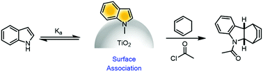 Titanium dioxide visible light photocatalysis: surface association ...