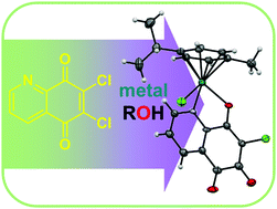 Quinoline-para-quinones and metals: coordination-assisted formation of ...