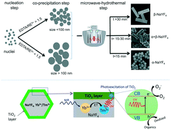Microwave-assisted synthesis of NaYF4:Yb3+/Tm3+ upconversion particles with tailored morphology ...
