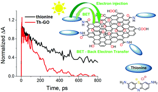 Thionine–graphene oxide covalent hybrid and its interaction with light ...