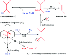 Radical mechanism of a nucleophilic reaction depending on a two ...
