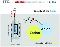 Solvation of alcohols in ionic liquids – understanding the effect of ...
