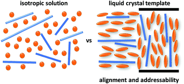 Liquid crystal templating as an approach to spatially and temporally ...