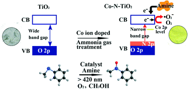Amine coupled ordered mesoporous (Co–N) co-doped TiO2: a green ...
