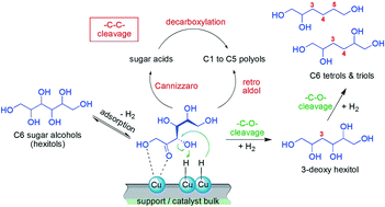 Mechanistic study on –C–O– and –C–C– hydrogenolysis over Cu catalysts ...
