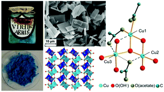 On verdigris, part I: synthesis, crystal structure solution and ...
