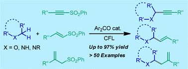 Radical C(sp3)–H alkenylation, alkynylation and allylation of ethers ...