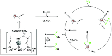 A Schiff base-modified silver catalyst for efficient fixation of CO2 as ...