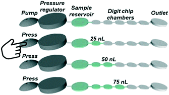 Power-free, digital and programmable dispensing of picoliter droplets ...