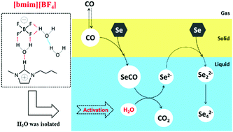 Se reduction by CO/H2O in ionic liquid: acceleration effect by ...