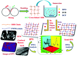 Thermoplastic–elastomer composition based on an interpenetrating ...