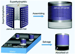 A Janus oil barrel with tapered microhole arrays for spontaneous high ...