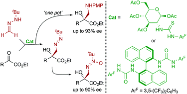 Asymmetric organocatalytic synthesis of tertiary azomethyl alcohols ...