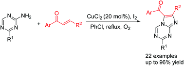 Copper(ii) catalyzed iodine-promoted oxidative cyclization of 2-amino-1 ...