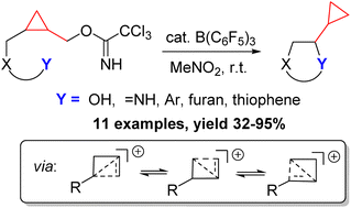 Intramolecular cyclopropylmethylation via non-classical carbocations ...