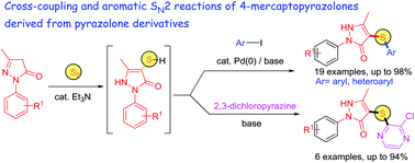 One-flask synthesis of pyrazolone thioethers involving catalyzed and ...