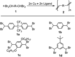 Stereospecific reductive coupling polymerization of bis(benzylic gem ...