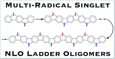 A theoretical study on quasi-one-dimensional open-shell singlet ladder ...