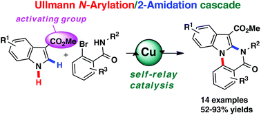 An Ullmann N-arylation/2-amidation cascade by self-relay copper ...