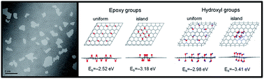 Distribution of oxygen functional groups of graphene oxide obtained ...