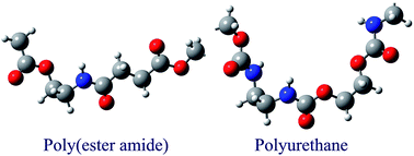Computational design of polymers: poly(ester amide) and polyurethane ...