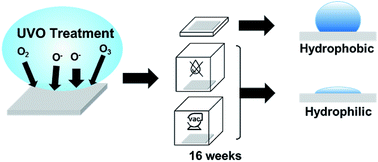 Stability of UV/ozone-treated thermoplastics under different storage ...