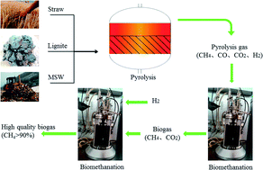 Pyrolysis gas as a carbon source for biogas production via anaerobic ...