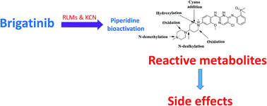 LC-ESI-MS/MS reveals the formation of reactive intermediates in ...