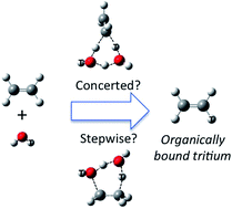 Reaction mechanism of hydrogen-tritium exchange reactions between ...