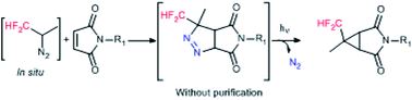 Synthesis of CHF2-substituted 3-azabicyclo[3.1.0]hexanes by ...