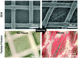 One step fabrication of mesh-reinforced hierarchic perforated ...