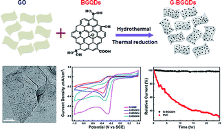 Synthesis of B-doped graphene quantum dots as a metal-free ...