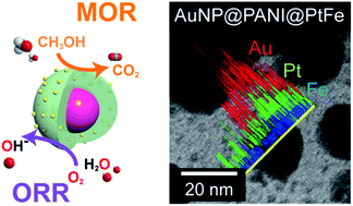 PtFe nanoparticles supported on electroactive Au–PANI core@shell ...