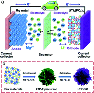 Robust LiTi2(PO4)3 microflowers as high-rate and long-life cathodes for Mg-based hybrid-ion ...