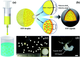 Encapsulation of shear thickening fluid as an easy-to-apply impact ...
