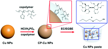 Fabrication of sinter-free conductive Cu paste using sub-10 nm copper ...