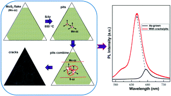 Temperature-dependent properties of monolayer MoS2 annealed in an Ar ...