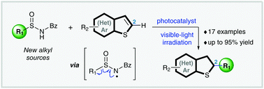 Regiospecific alkyl addition of (hetero)arene-fused thiophenes enabled ...