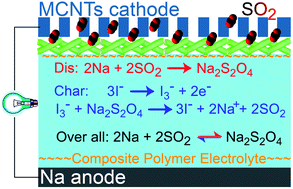 Room-temperature rechargeable Na–SO2 batteries containing a gel-polymer ...
