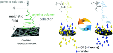 CO2-Switchable-hydrophilicity membrane (CO2-SHM) triggered by electric ...
