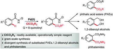 Synthesis of phthalic acid derivatives via Pd-catalyzed ...