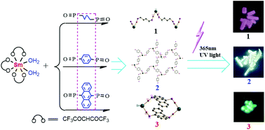 Regulating structural dimensionality and emission colors by organic ...