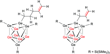 Synthesis of low-oxidation-state germanium clusters comprising a ...