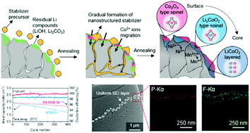 A highly stabilized nickel-rich cathode material by nanoscale epitaxy control for high-energy ...